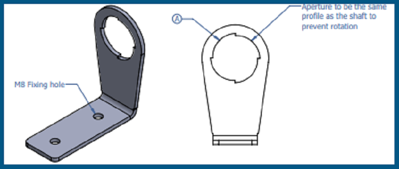 Lock Bracket - (One Way Rotating Barrier) – Vandgard® - Anti Climb ...